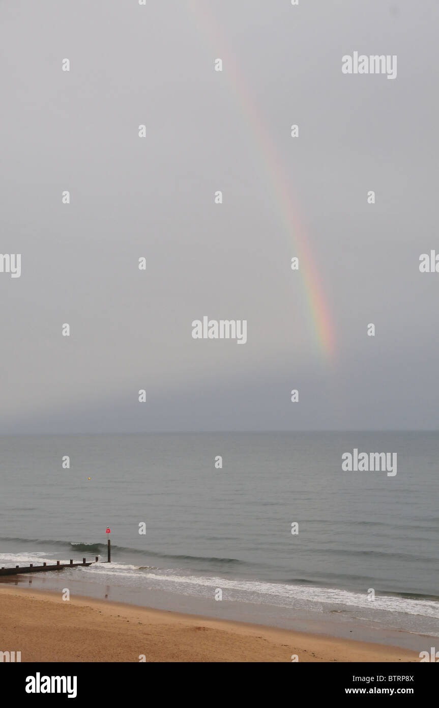 Rainbow over sea Stock Photo - Alamy