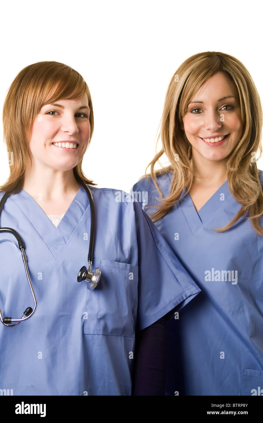Two nurses hi-res stock photography and images - Alamy