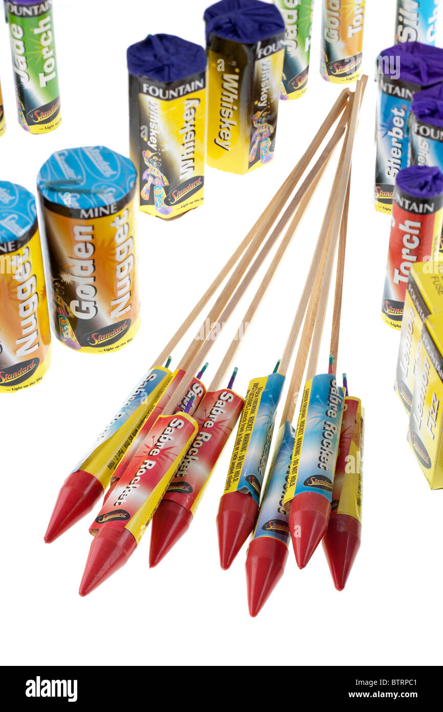 Rockets fireworks hi-res stock photography and images - Alamy