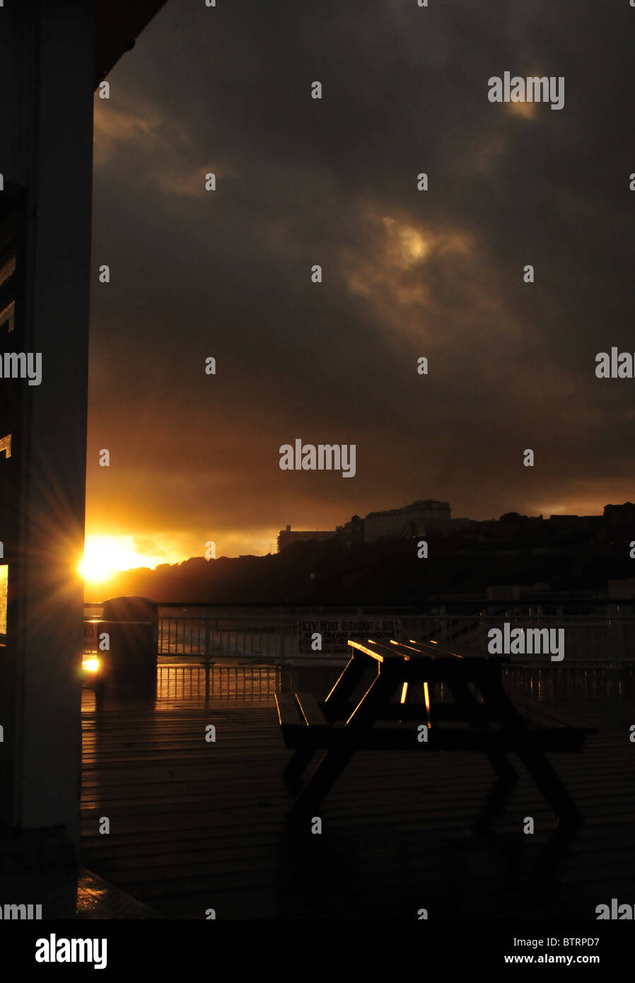 Bournemouth seafront bench hi-res stock photography and images - Alamy