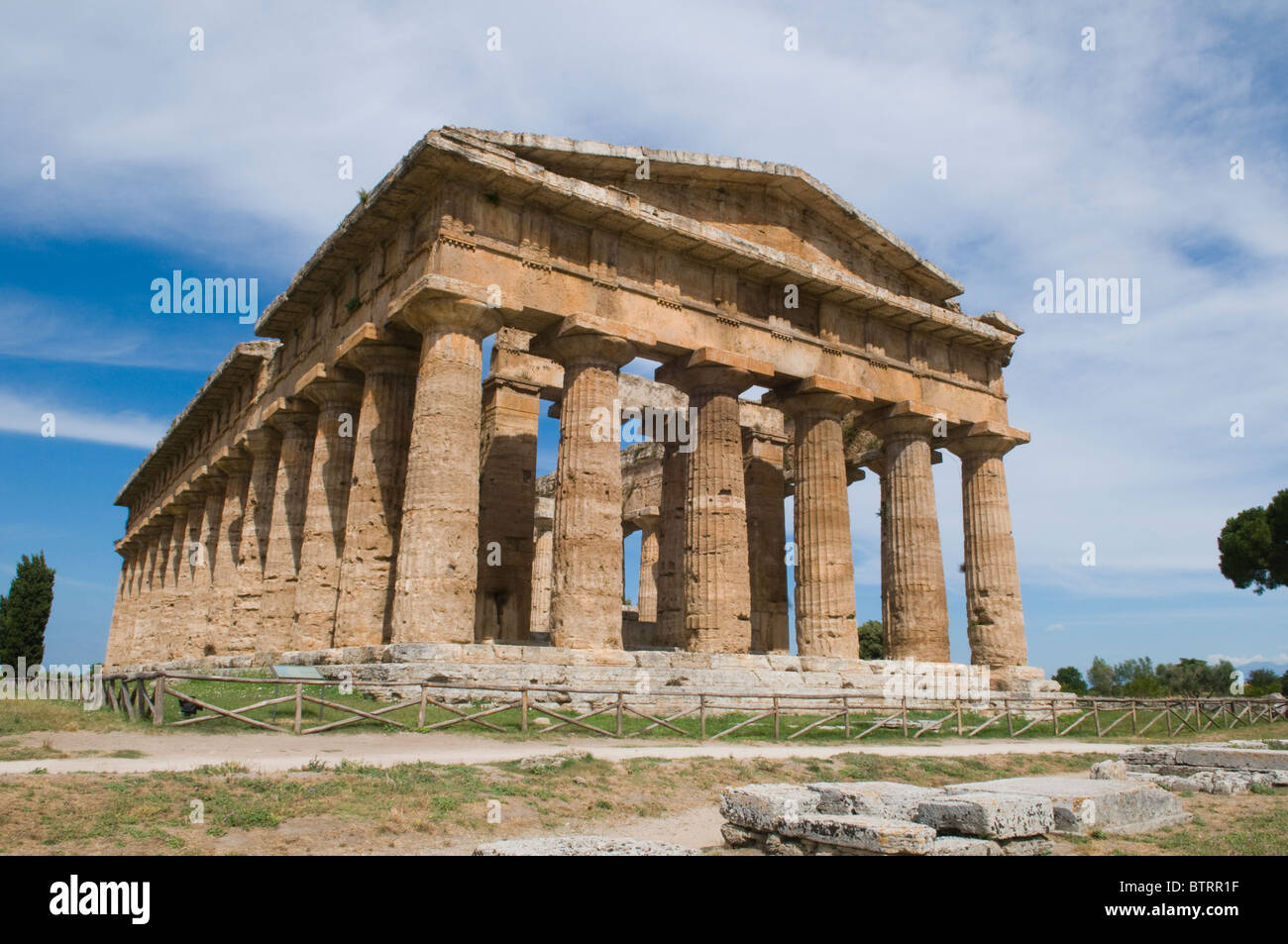 Temple of Neptune, Paestum, Italy Stock Photo - Alamy