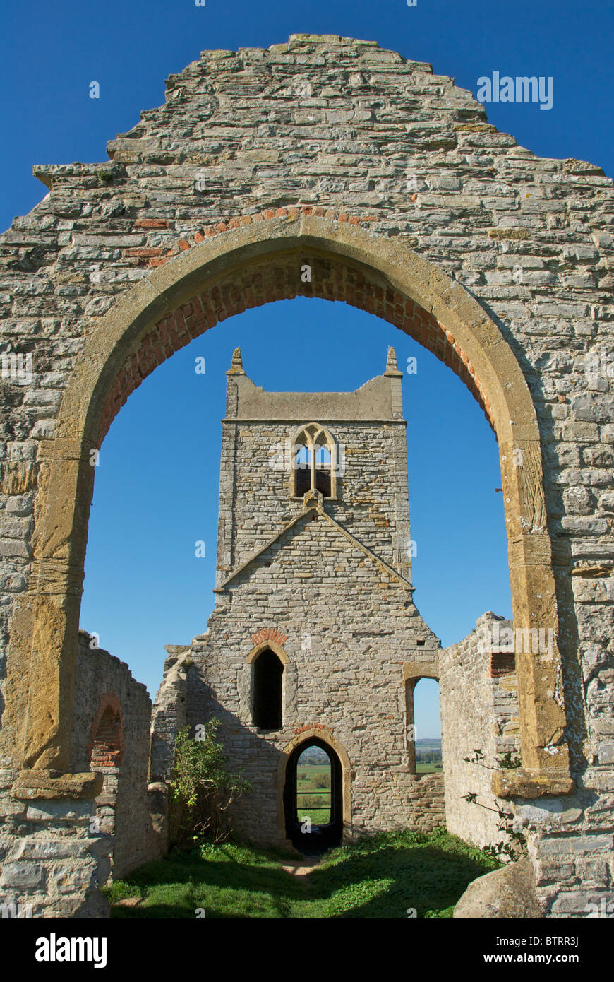 Burrow Mump arch Stock Photo - Alamy