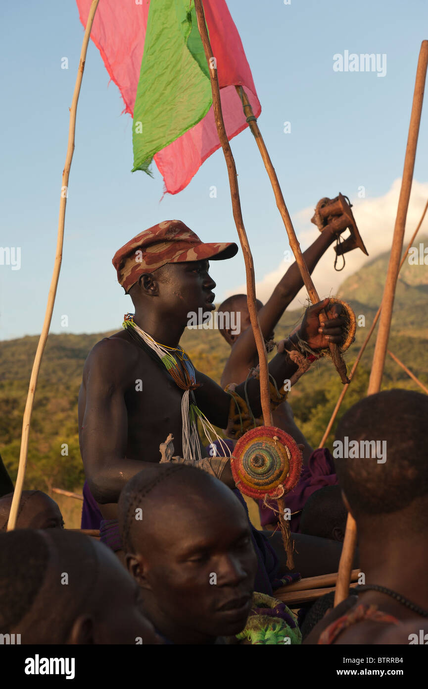 Donga stick fight ceremony, Surma tribe, Tulgit, Omo river valley ...