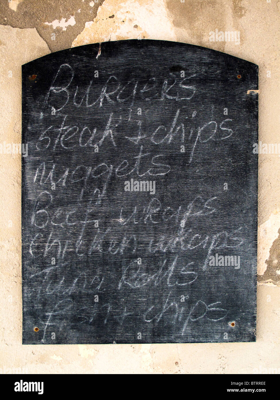 Fast food restaurant menu chalkboard Stock Photo - Alamy Fast food restaurant menu chalkboard Stock Photo - Alamy