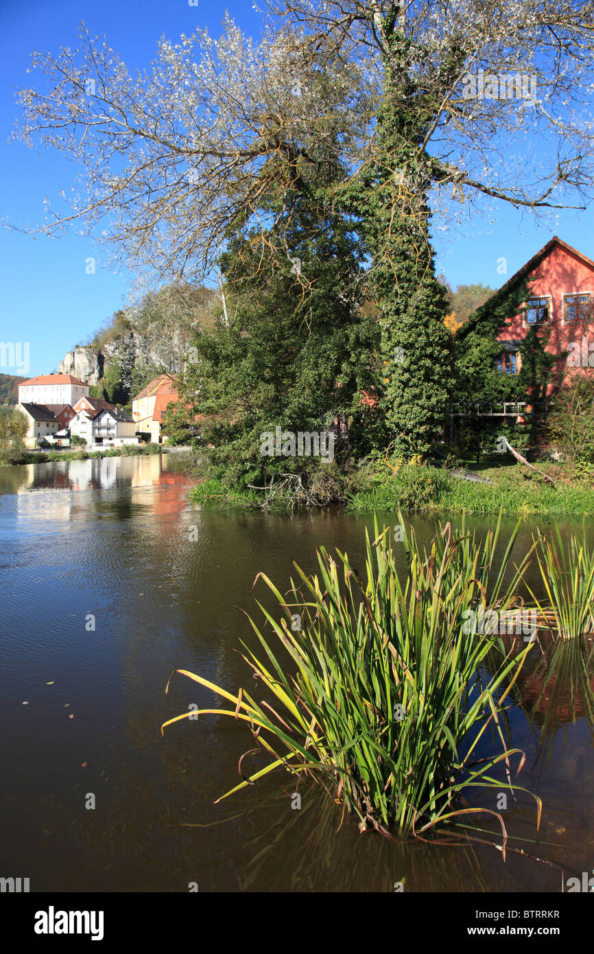 at the beach of the river Naab in the village Kallmuenz Upper ...