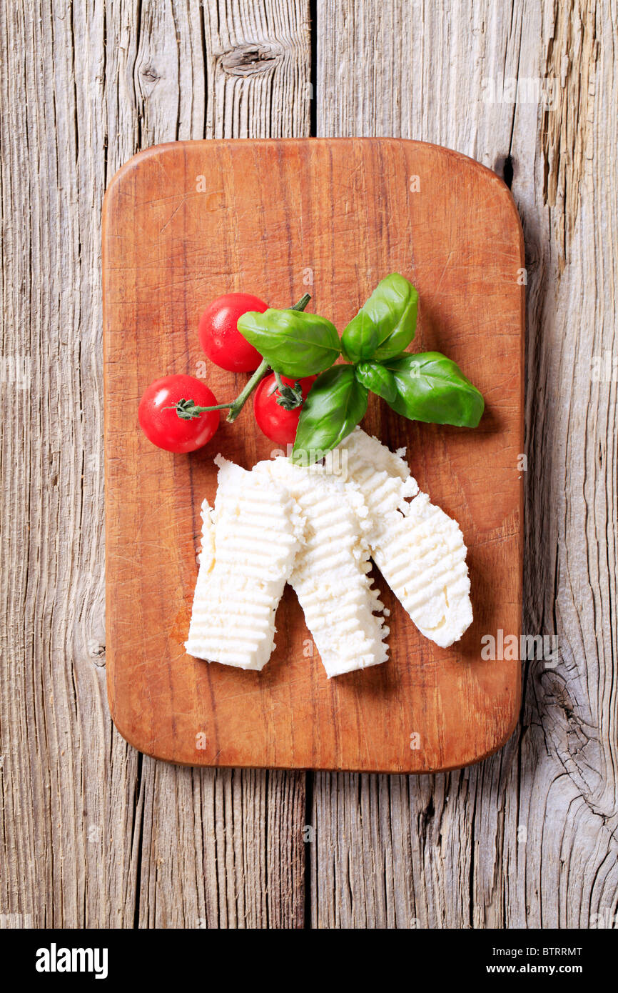 Feta cheese slices hi-res stock photography and images - Alamy