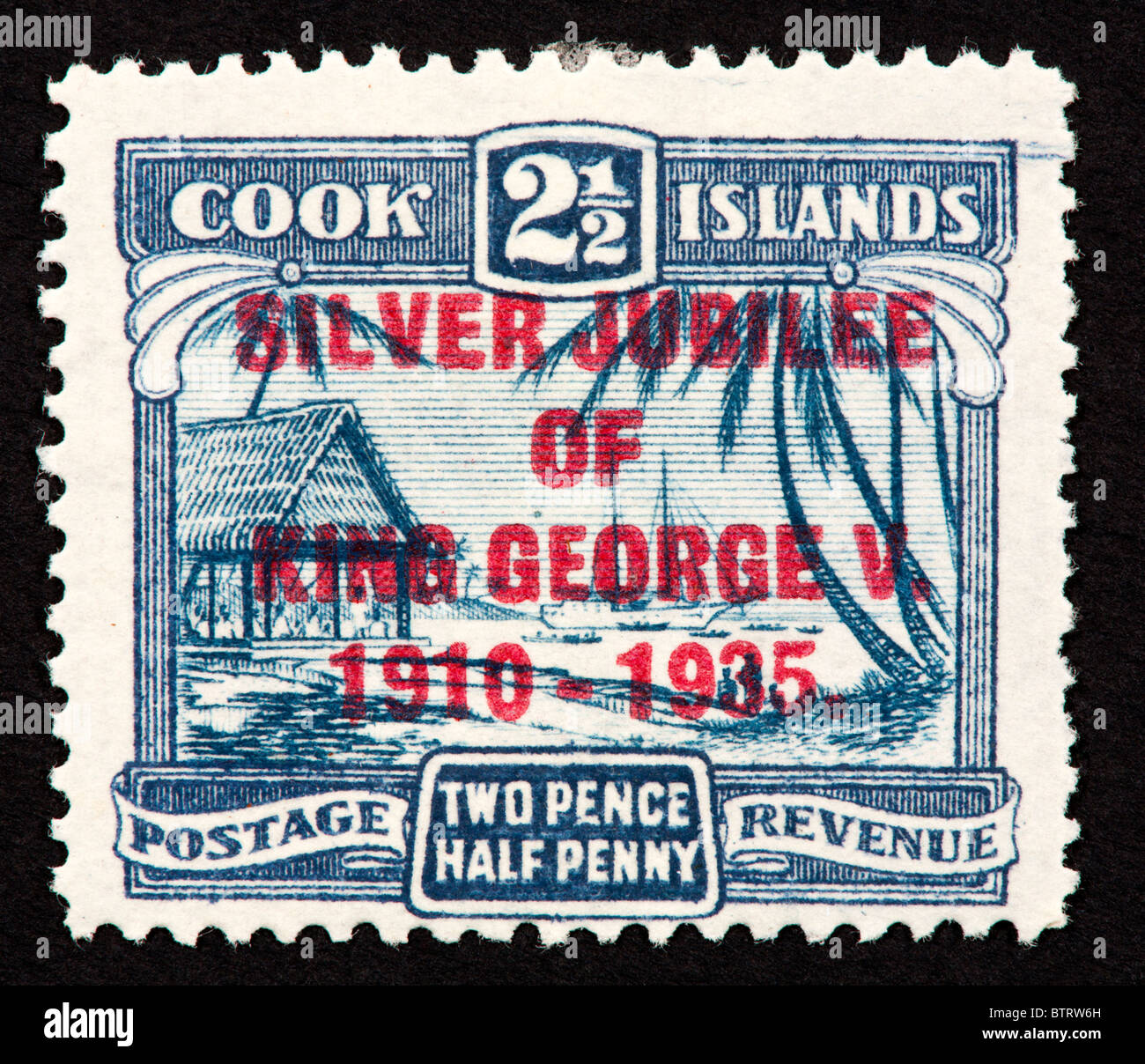 Cook islands stamp hi-res stock photography and images - Alamy