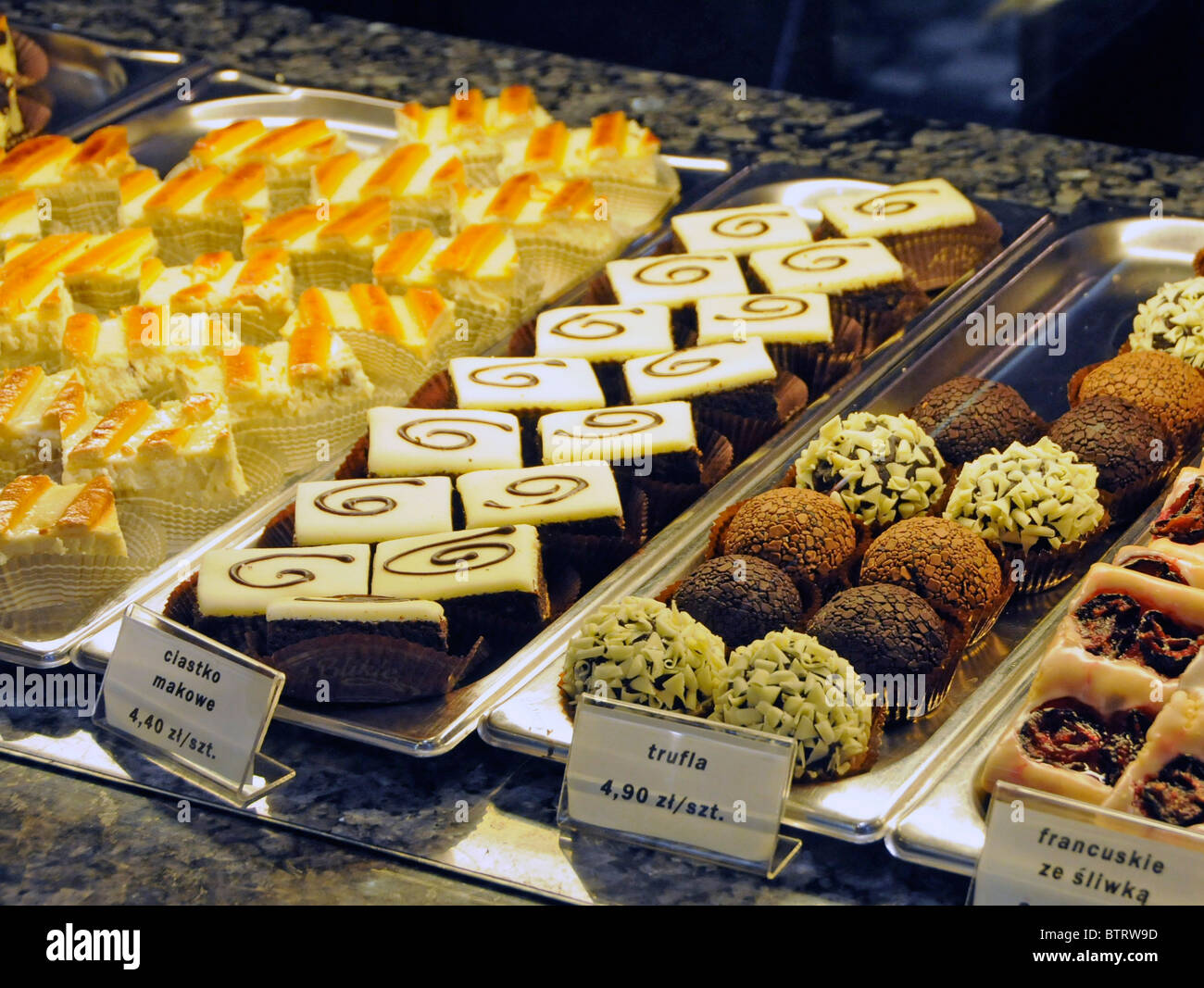 Inside the Blikle pastry and cake shop, one of the oldest and most ...
