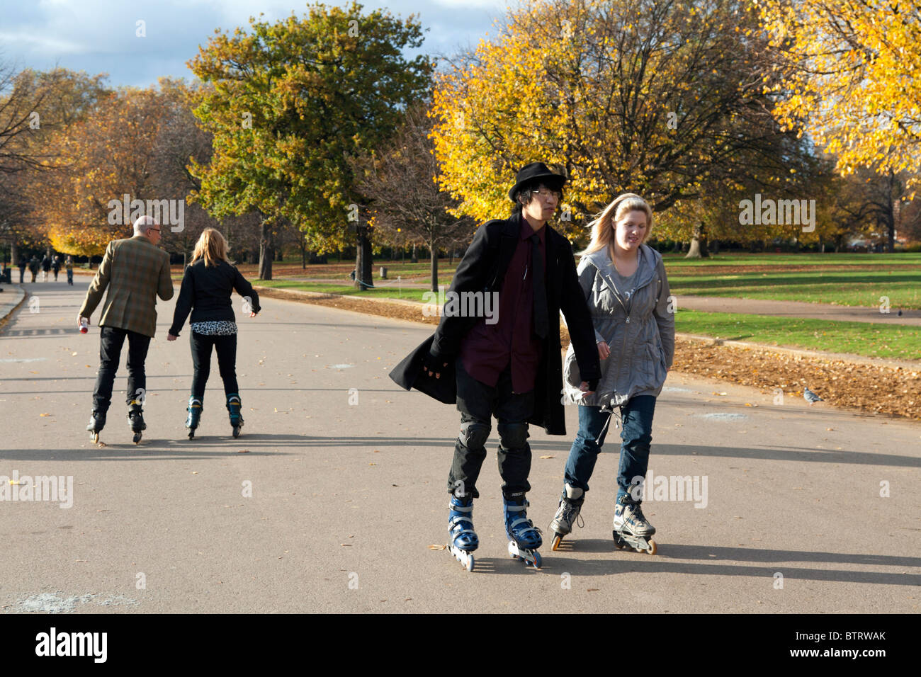 Rollerblading Women High Resolution Stock Photography and Images - Alamy