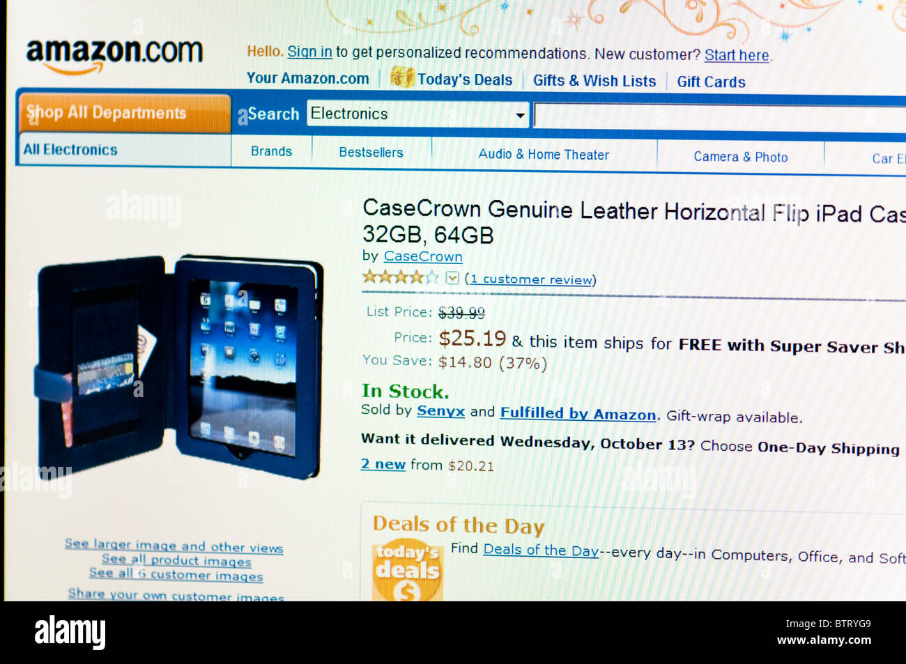 Apple com ipad hi-res stock photography and images - Alamy