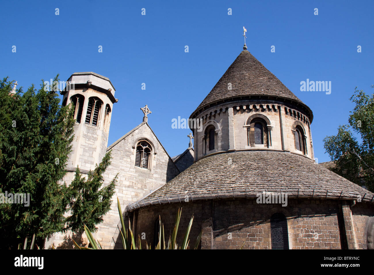 Round church , Cambridge England Stock Photo - Alamy