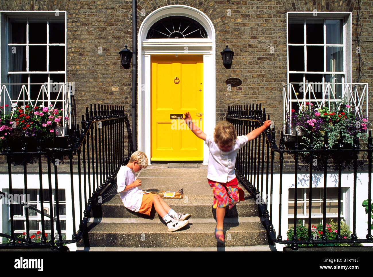 Georgian Door, Fitzwilliam Square, Dublin, Co Dublin, Ireland Stock ...