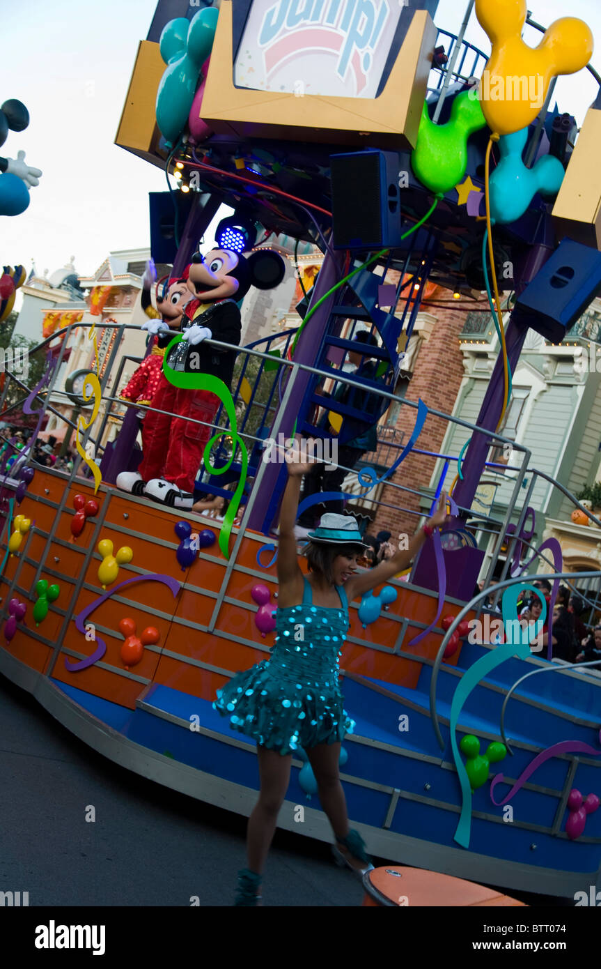 Dancing Show, Disneyland Amusement Park, Anaheim, California USA Stock ...