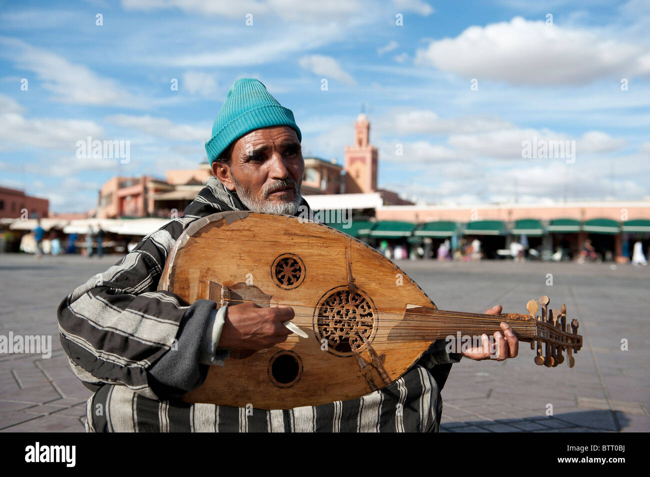 Traditional Musician Marrakech Morocco North Africa Stock Photo - Alamy