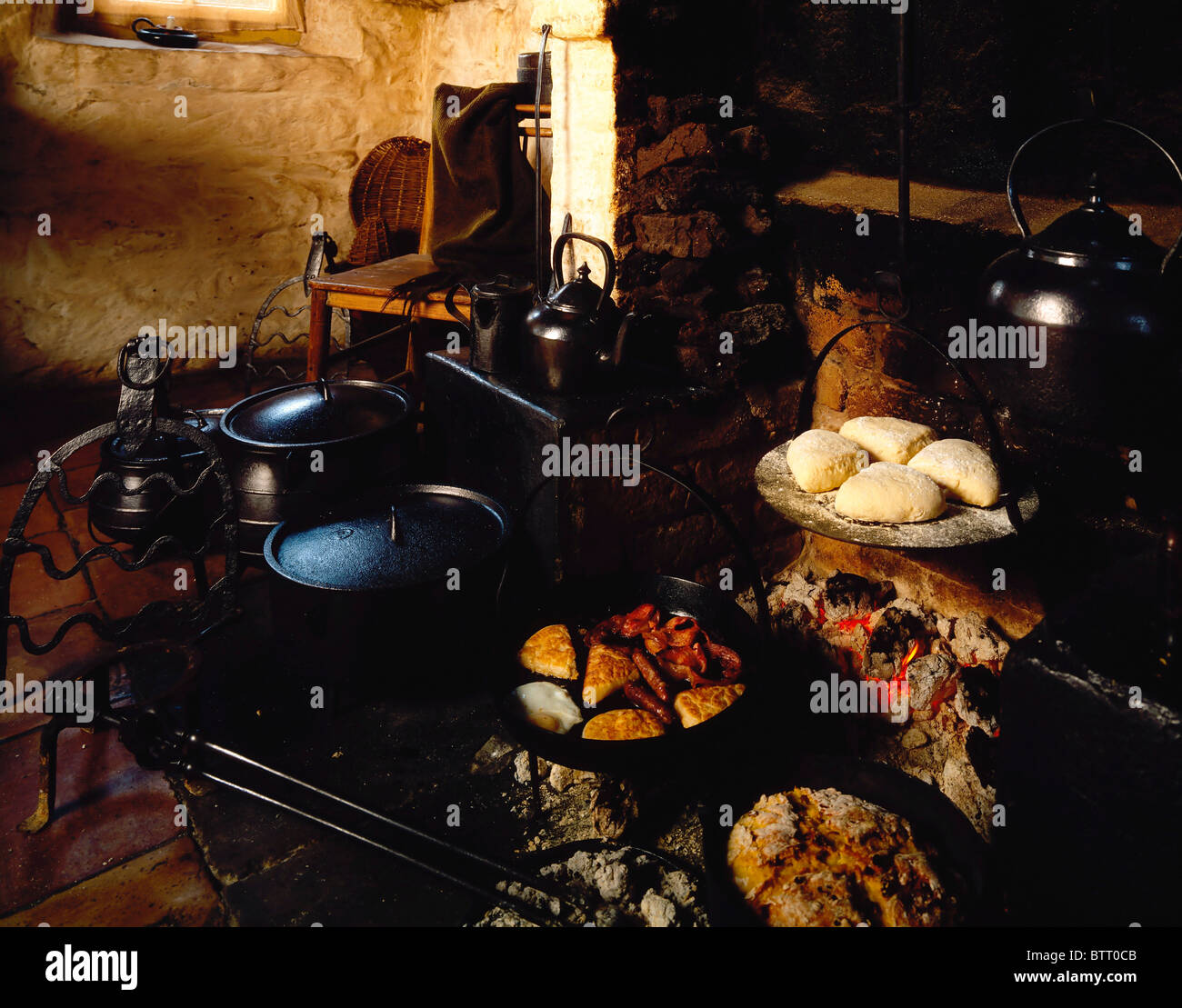 Traditional Breakfast, Ulster Fry, Ireland Stock Photo - Alamy