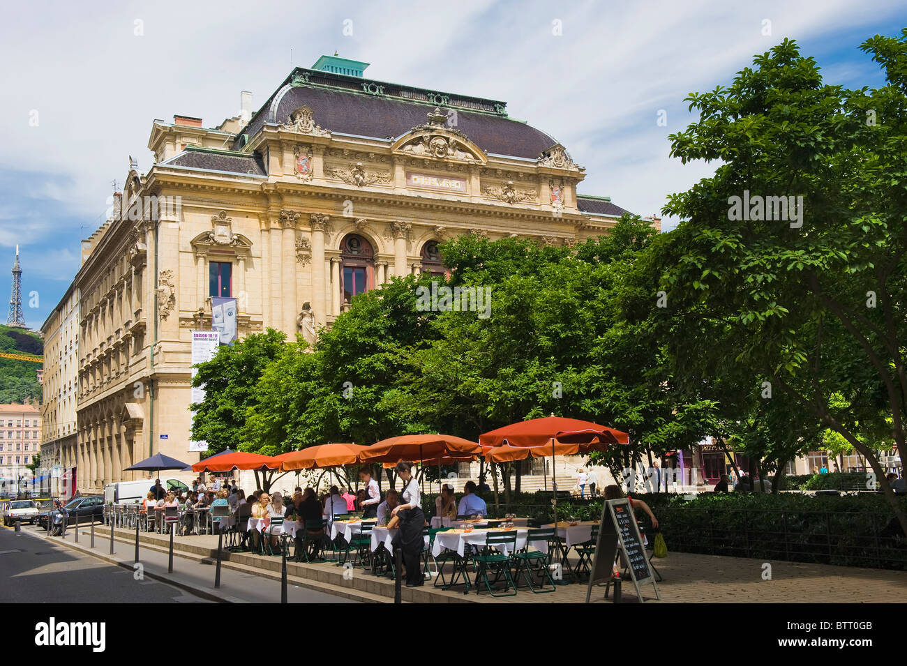 Celestins Theater and square, Lyon, France Stock Photo - Alamy