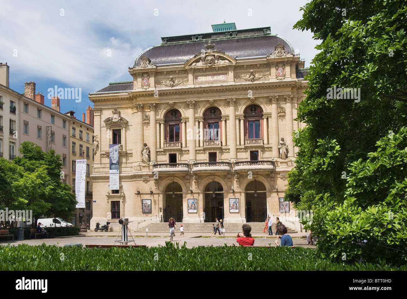 Celestins Theater and square, Lyon, France Stock Photo - Alamy