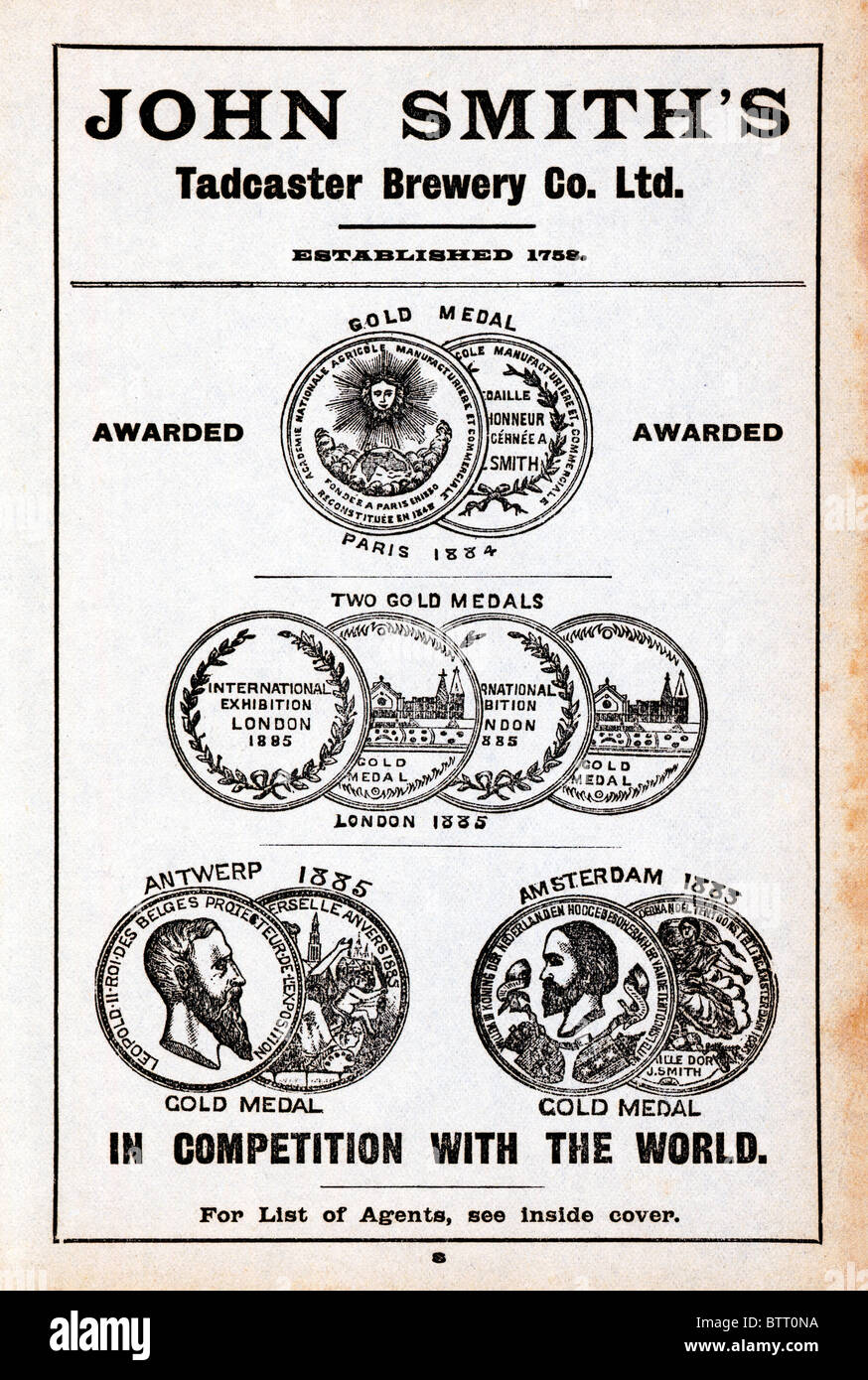 Advertising poster 1800s hi-res stock photography and images - Alamy