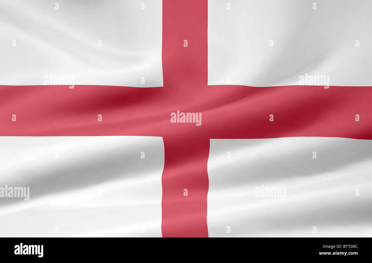 High resolution flag of England Stock Photo - Alamy
