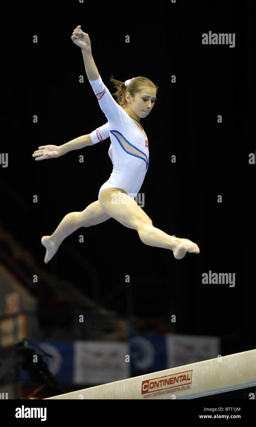 Gymnastics floor leap hi-res stock photography and images - Alamy