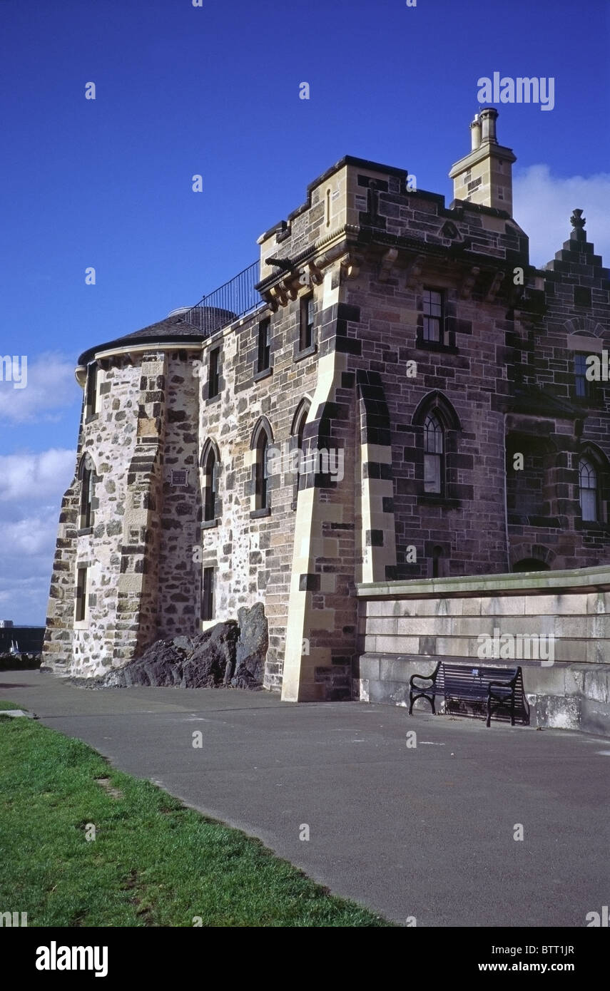 The Old Observatory House, Calton Hill, Edinburgh, Scotland Stock Photo ...