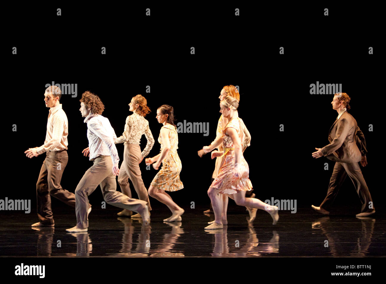 LONDON, ENGLAND - Rambert Dance Company performing Awakenings at Sadler ...