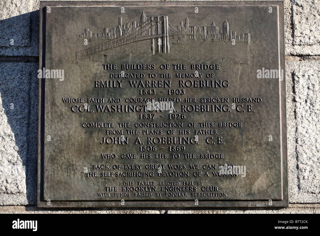 Emily warren roebling hi-res stock photography and images - Alamy