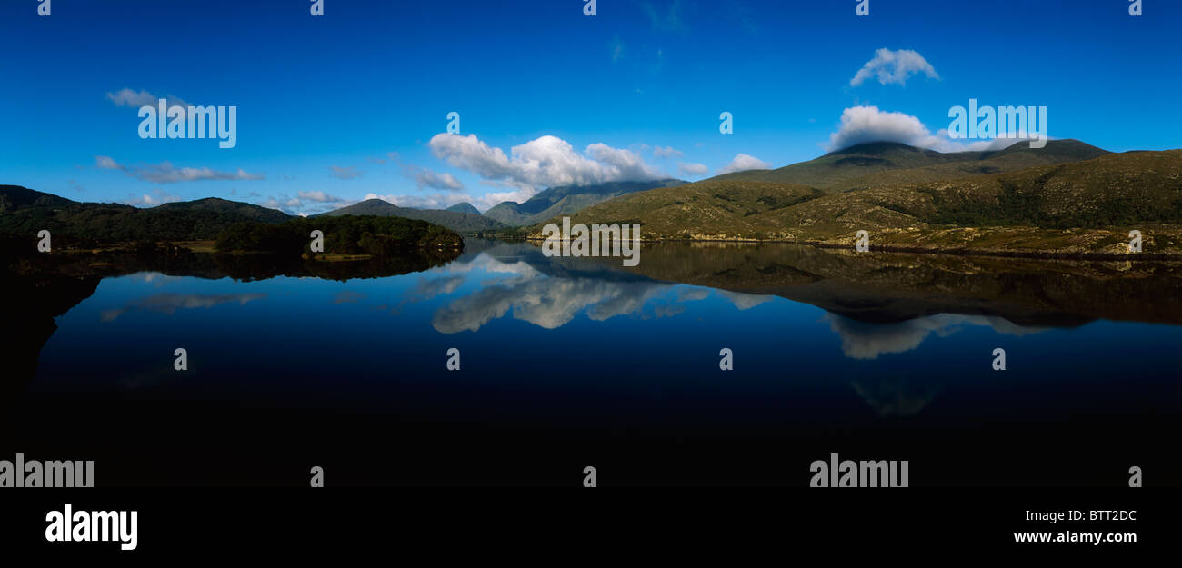 Upper Lake And Macgillycuddy's Reeks, Killarney, Co Kerry, Ireland ...