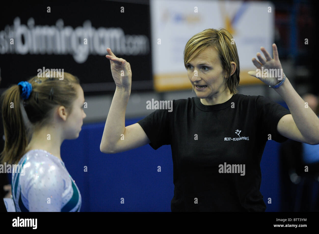 Women's gymnastics coach hi-res stock photography and images - Alamy