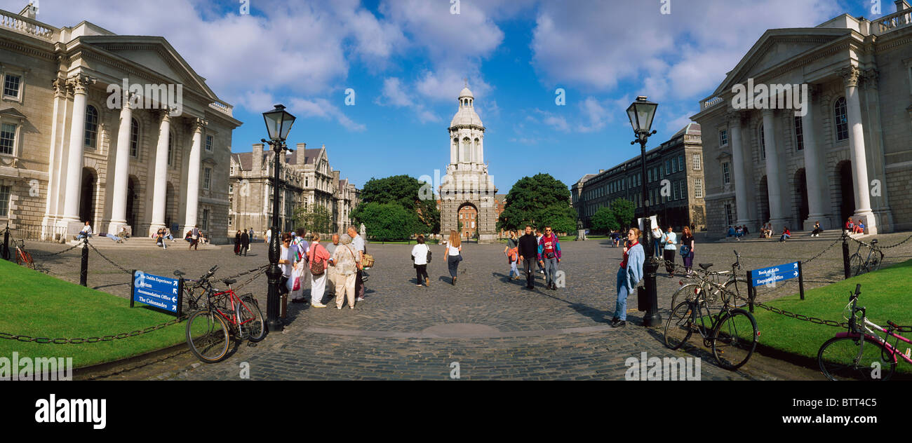 Parliament Square, Trinity College, Dublin, Ireland Stock Photo - Alamy