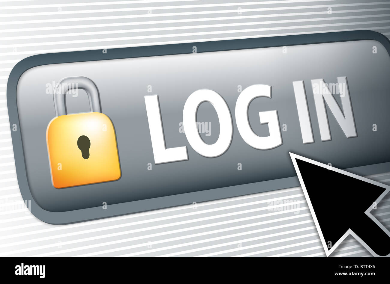 Log in button hi-res stock photography and images - Alamy