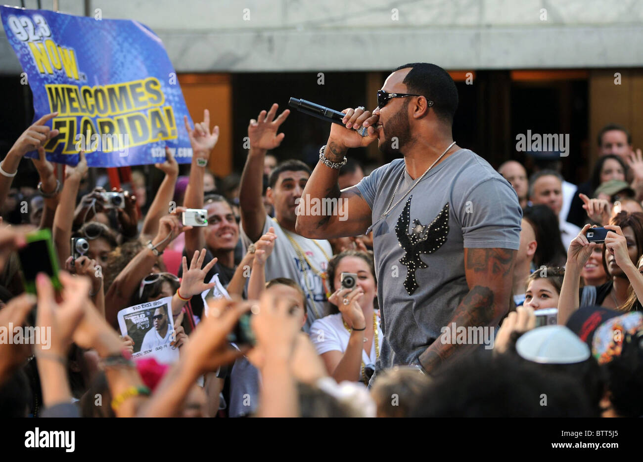 NBC Today Show Concert with Flo Rida Stock Photo - Alamy