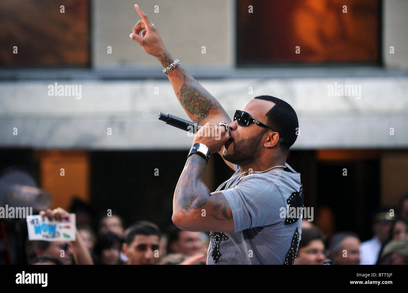 NBC Today Show Concert with Flo Rida Stock Photo - Alamy