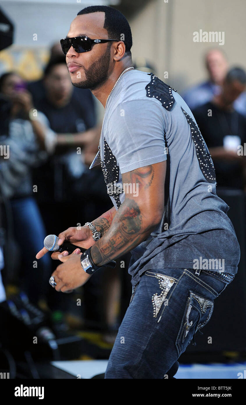 NBC Today Show Concert with Flo Rida Stock Photo - Alamy