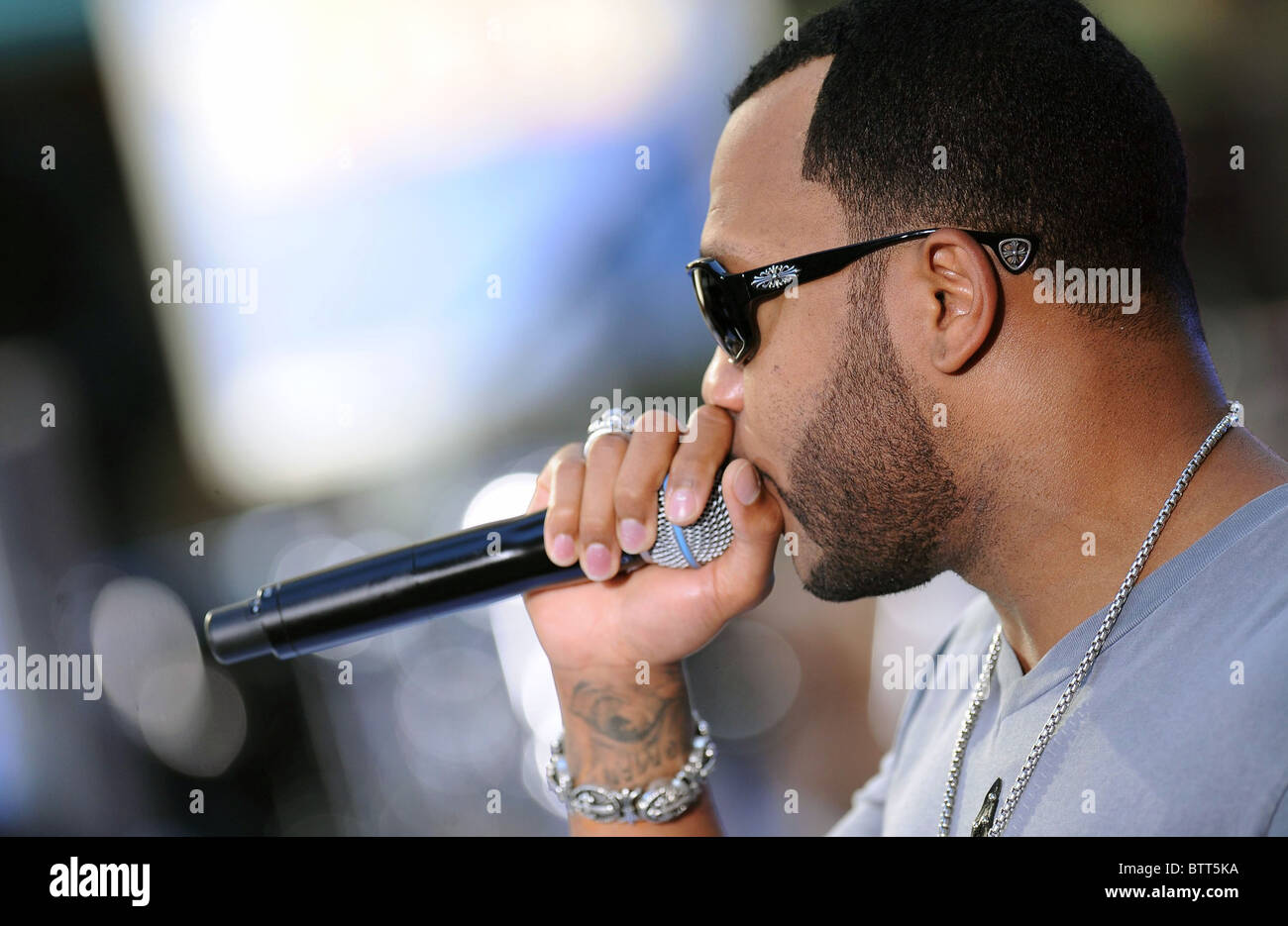 NBC Today Show Concert with Flo Rida Stock Photo - Alamy
