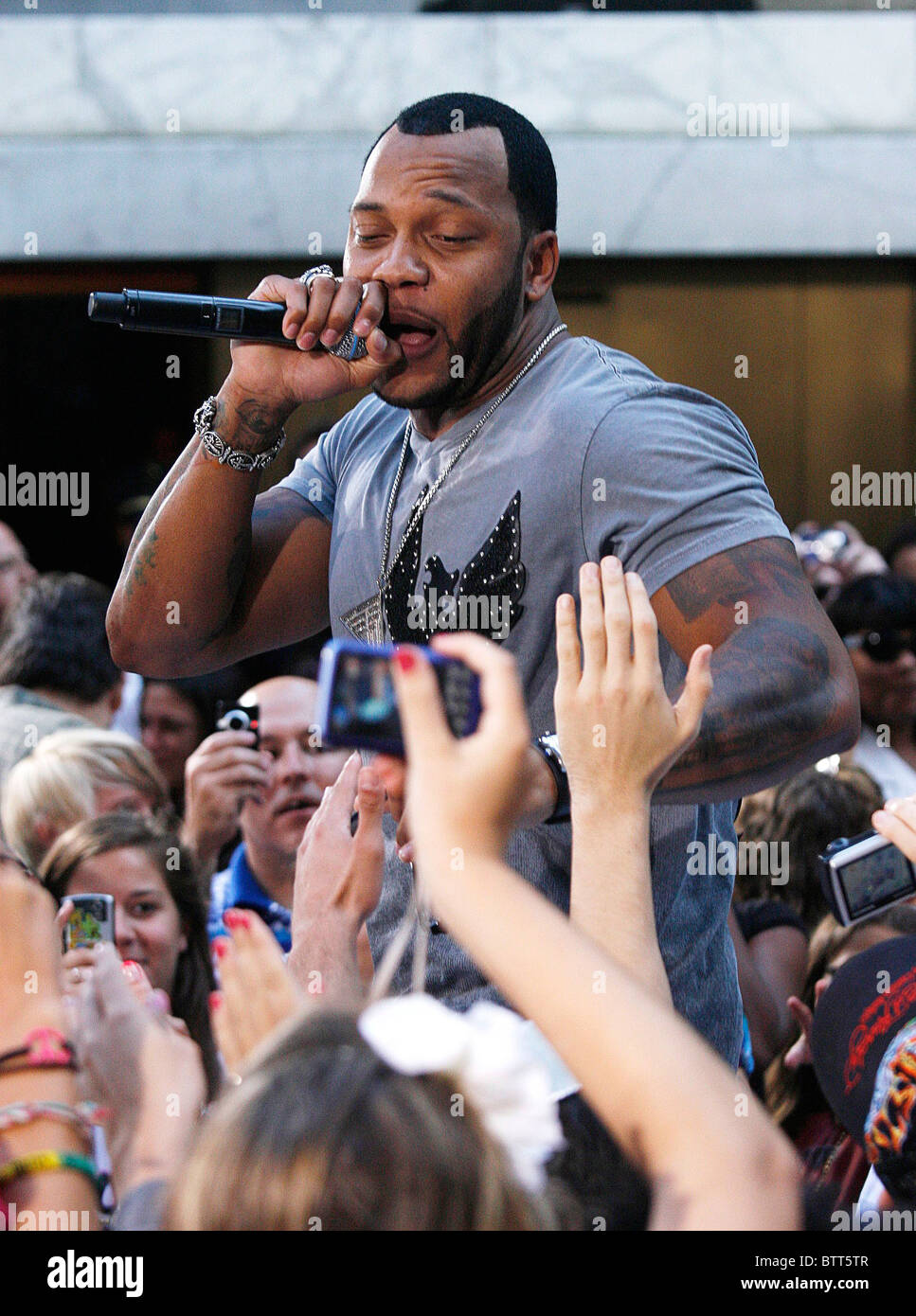 NBC Today Show Concert with Flo Rida Stock Photo - Alamy