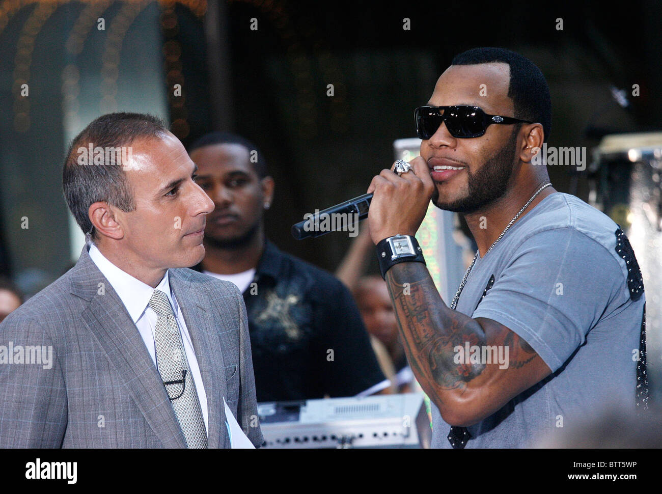 NBC Today Show Concert with Flo Rida Stock Photo - Alamy