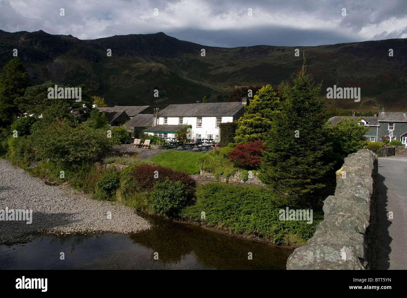 Grange village lake district hi-res stock photography and images - Alamy