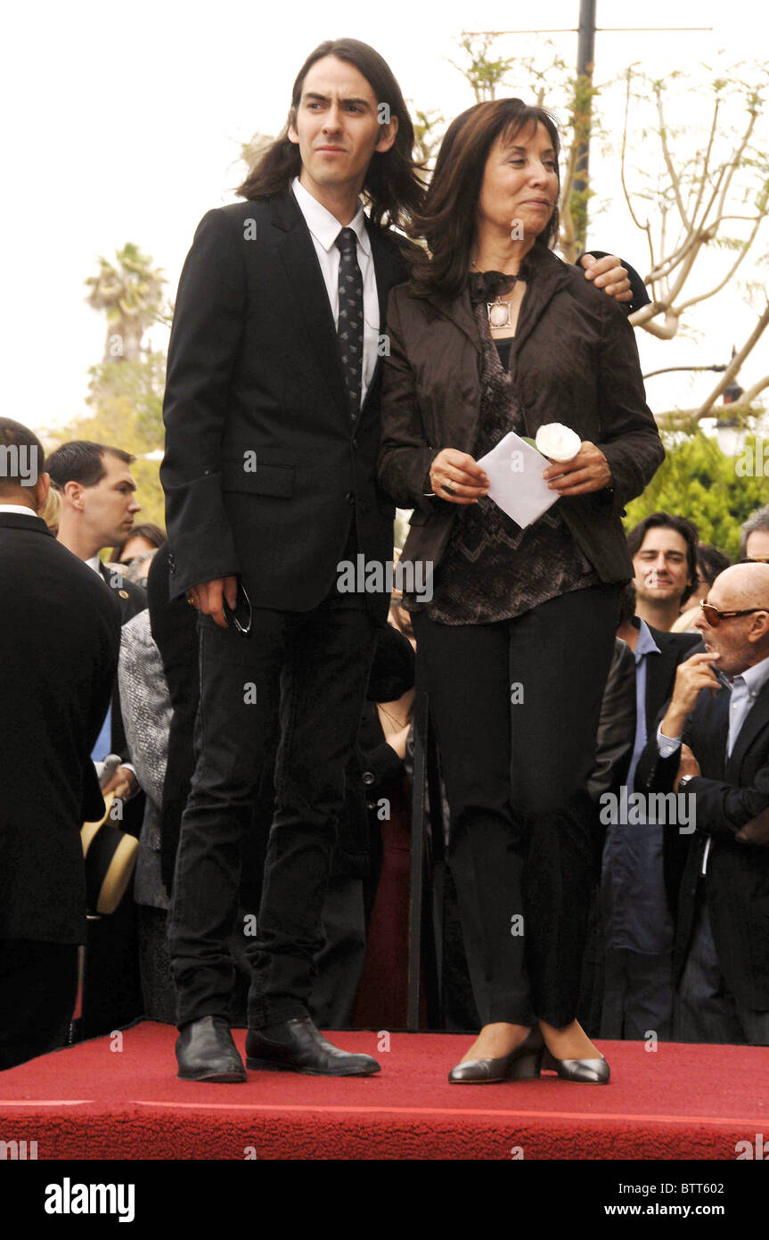 Star on the Hollywood Walk of Fame Ceremony for George Harrison Stock ...
