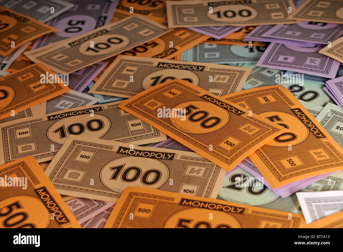 Monopoly Money Stock Photo - Alamy