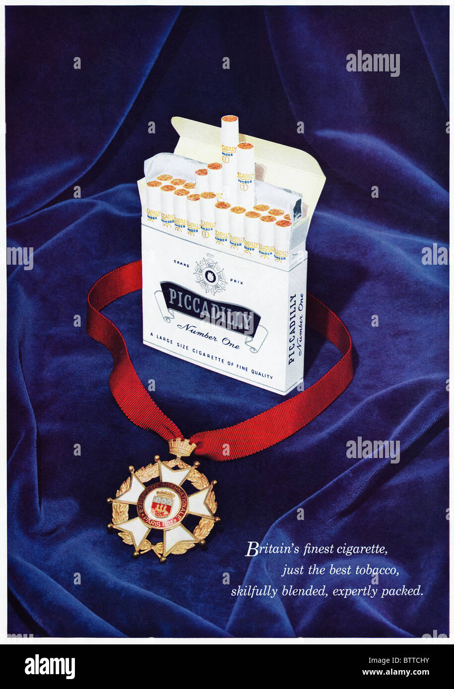 English cigarettes 1960 hi-res stock photography and images - Alamy