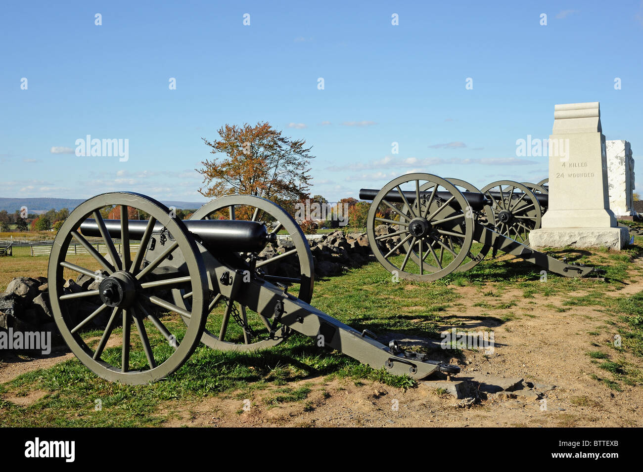 Gettysburg battlefield the angle hi-res stock photography and images ...
