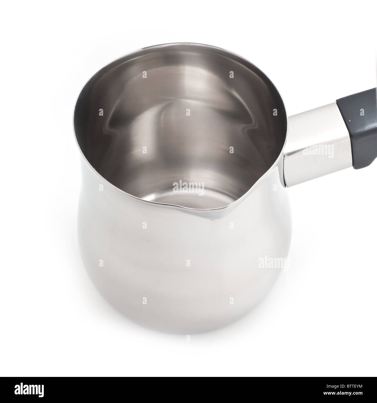 Stainless steel coffee pot Stock Photo - Alamy