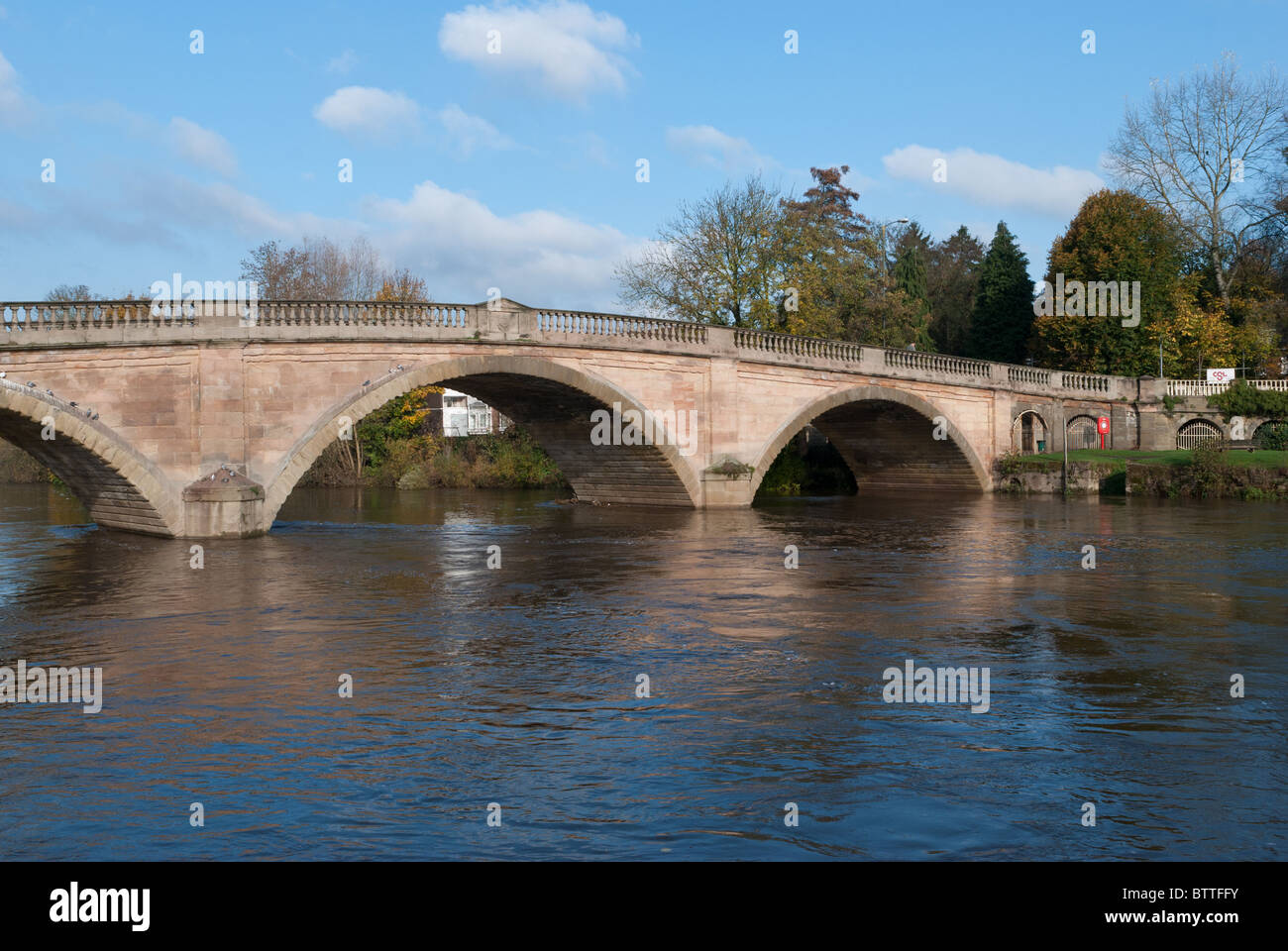 Bewdley Bridge Which Was Designed By Thomas Telford Spans The River