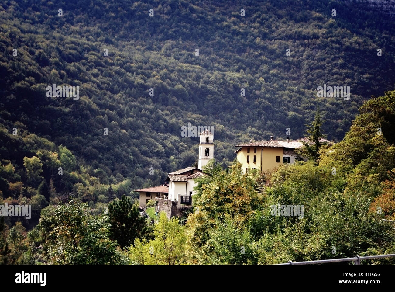 Catholic church with blue sky background Stock Photo - Alamy