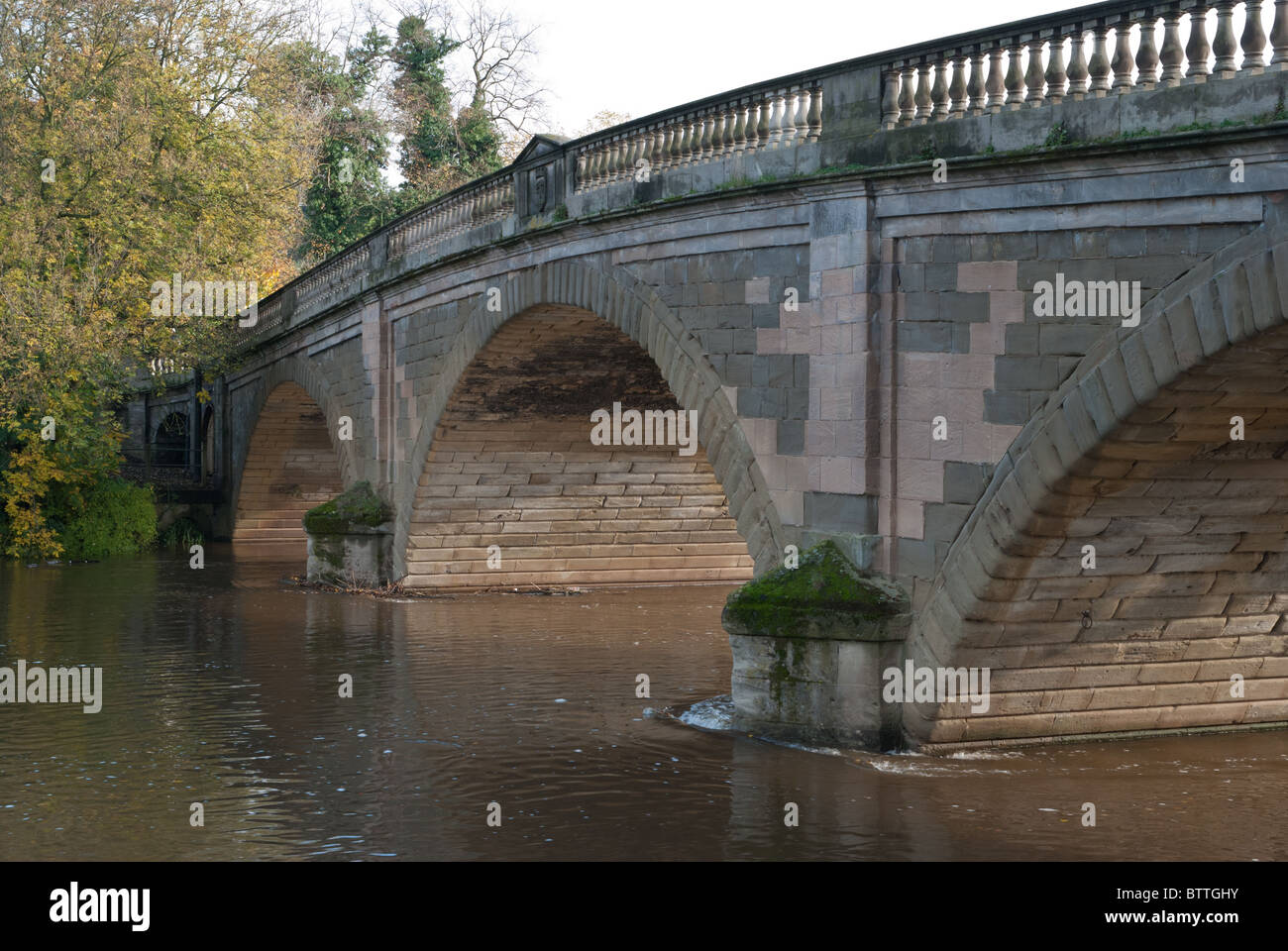 Bewdley Bridge which was designed by Thomas Telford spans the River ...