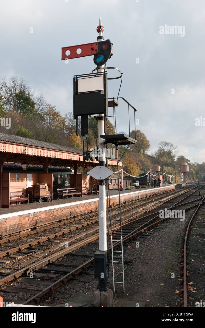 To trains station sign hi-res stock photography and images - Alamy