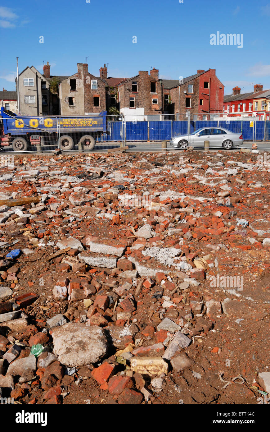 Housing clearance in the Edge Hill area of Liverpool Stock Photo - Alamy