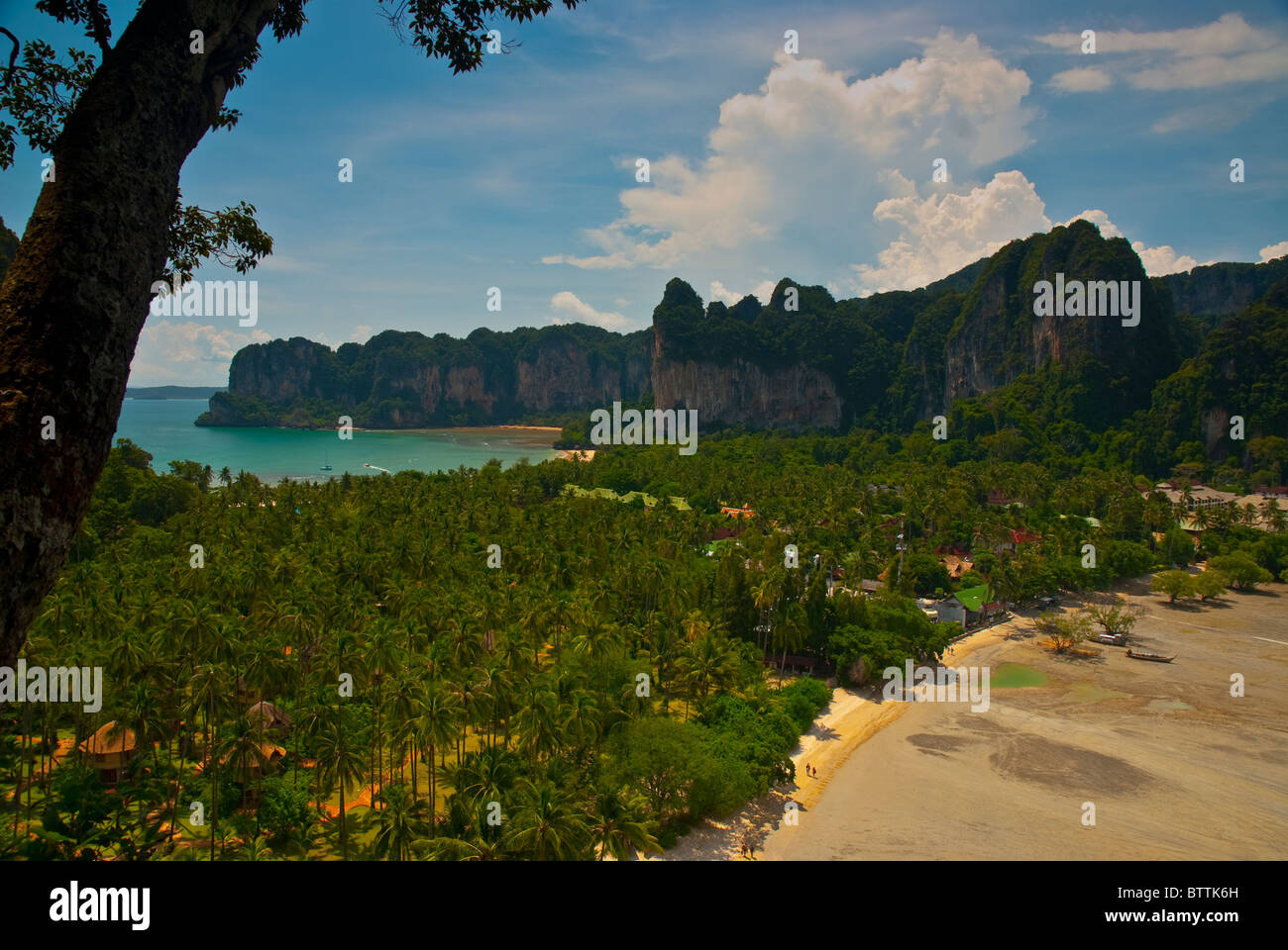 View of Railey East and West Coast from viewpoint Stock Photo - Alamy