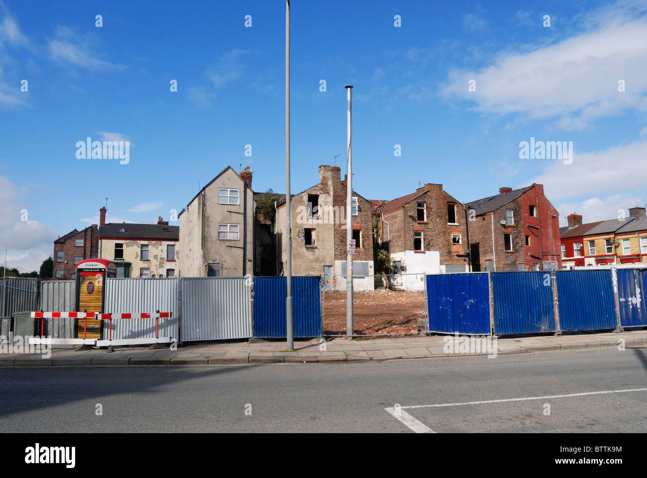 Housing clearance in the Edge Hill area of Liverpool Stock Photo - Alamy
